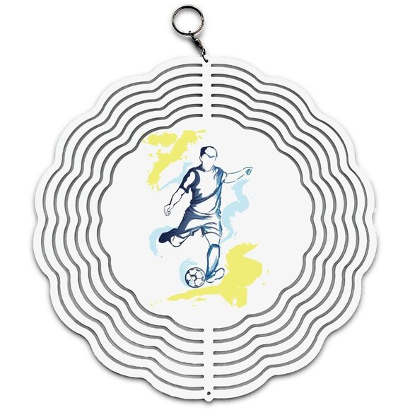 Design | Artistic Sketch Of Football Player Design Wind Spinner | Poshmark
